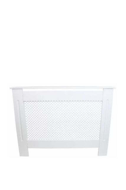 Adjustable Radiator Cover MDF White 1400mm - 1920mm by Debenhams ...