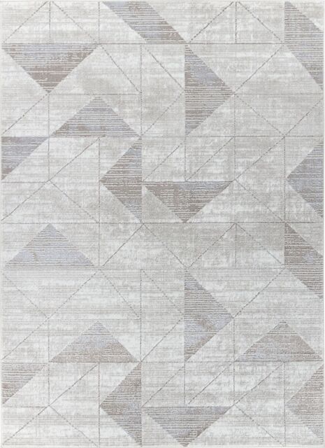 HAVEN Scandi Geometric White/Grey Area Rug 160 x 213 cm by Debenhams ...