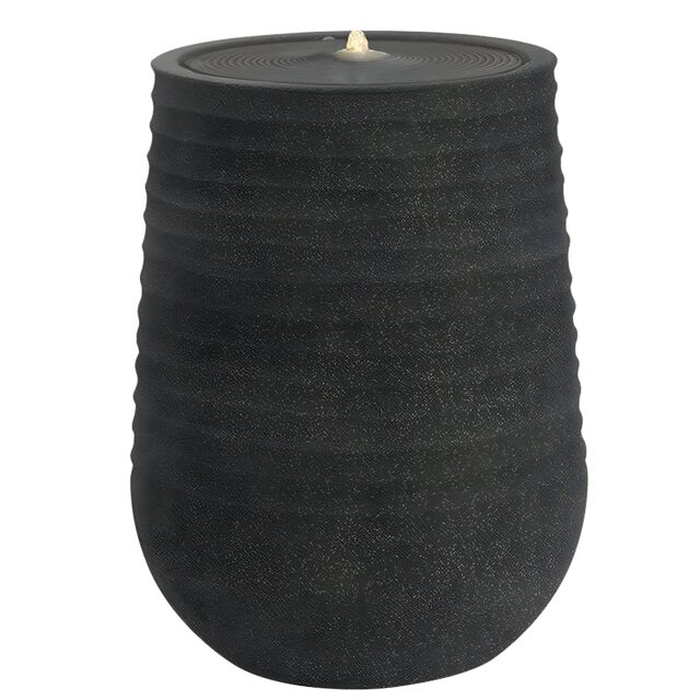Mares Ridged Outdoor Water Feature with LED Lights 53cm by Debenhams ...