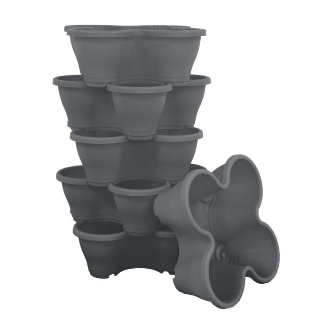 6PC Quad-Pot Stackable Modular Planters by Debenhams | ufurnish.com