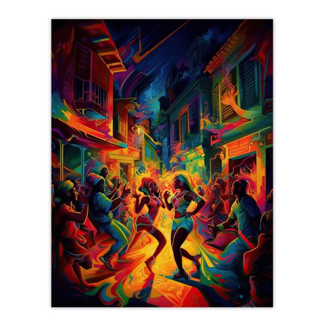 Wall Art Print Reggaeton Urban Street Dance Reggae Music Latin American ...