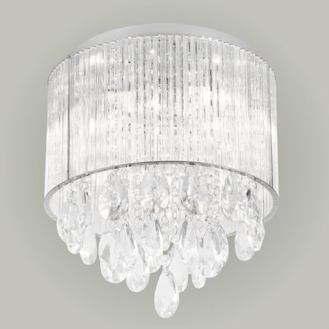 Harbour - Crystal Flush Ceiling Light by Debenhams | ufurnish.com