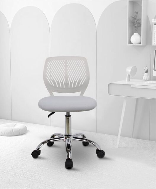 Swivel Chair Ergonomic Rolling Adjustable Gas Lift Kids Children Teens Study 360 Swivel Armless ...