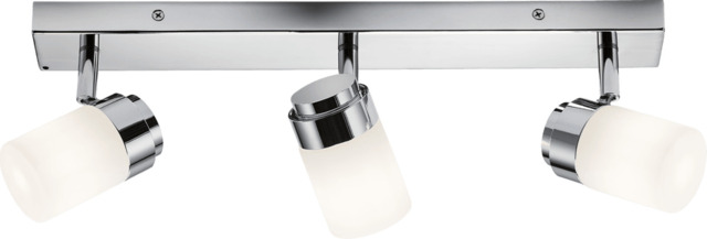 G9 Triple Bar Spotlight with Frosted Glass Chrome 230V IP44 25W by ...