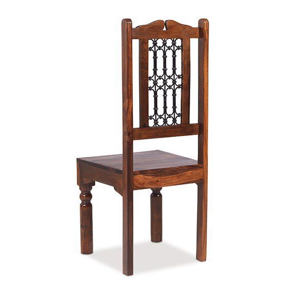 Pair of Jaipur Sheesham Capsule High Back Jali Chairs by Debenhams ...