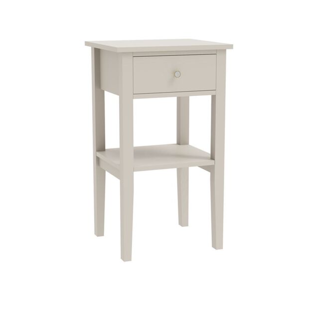 One Drawer Bedside Table - Abbey Pale Ivory Range by Debenhams ...