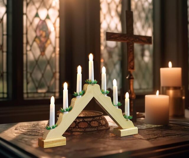 7 LED Battery Operated Candle Bridge by Debenhams | ufurnish.com
