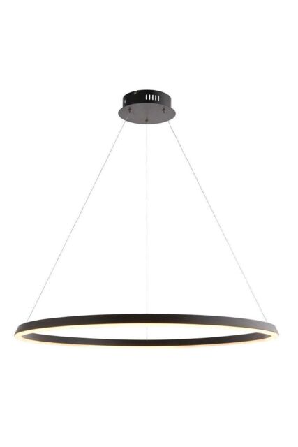 Staten Integrated Led Pendant Light Matt Black White Silicone by ...