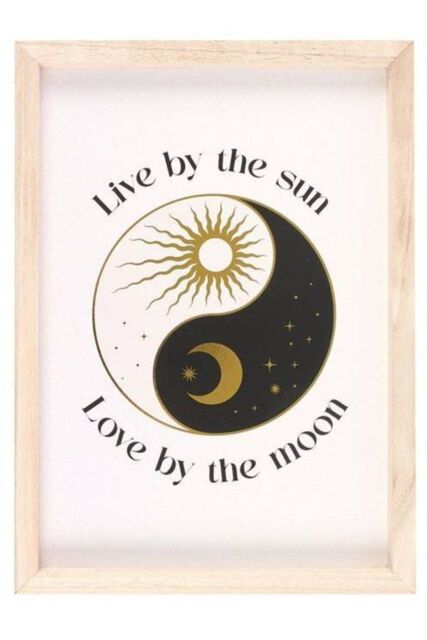 KDMD Yin Yang Framed Wall Art Print in Cream by Debenhams | ufurnish.com