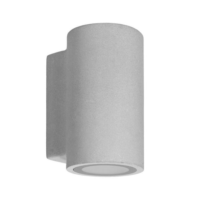 Netlighting Rem Up Down Wall Fixture IP44 GU10 7W Cement in Grey by ...