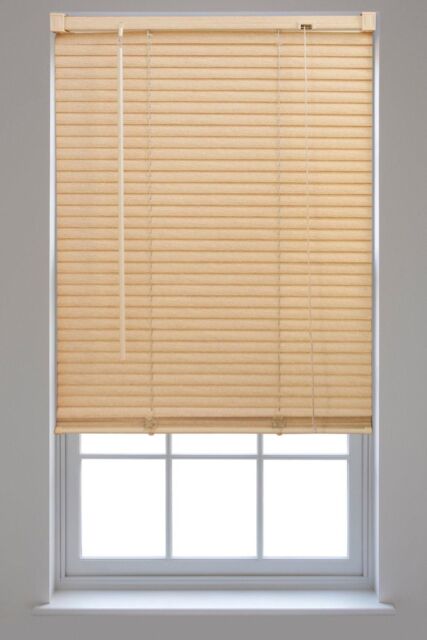 Natural PVC 25mm Slat Venetian Blinds - Trimmable Window Blinds for ...
