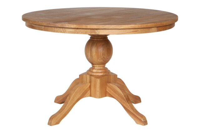 Interiors By Premier Understated American Oak Wood Dining Table, Stable ...