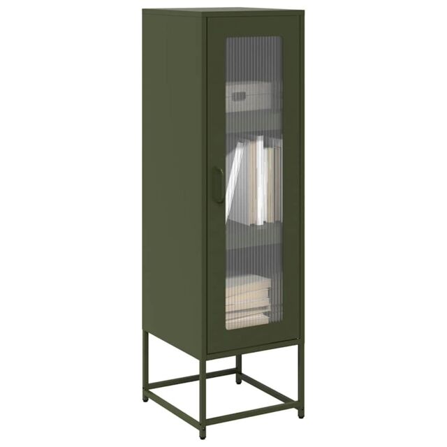 Highboard Olive Green 36x39x123 cm Cold-rolled Steel by Debenhams ...
