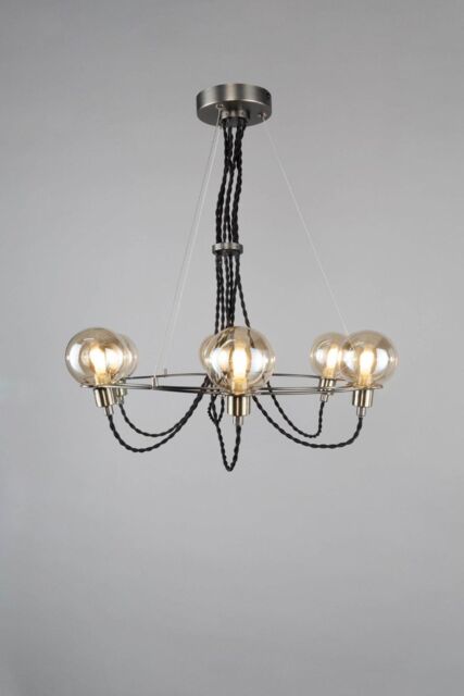BHS Lighting Soho Flush Ceiling Light in Silver by Debenhams | ufurnish.com