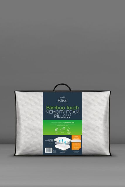 Snuggledown Single Bliss Bamboo Touch Memory Foam Deep Filled Side ...
