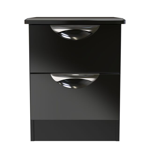 Ready Assembled 2 U Holborn 2 Drawer Bedside Cabinet (Ready Assembled ...