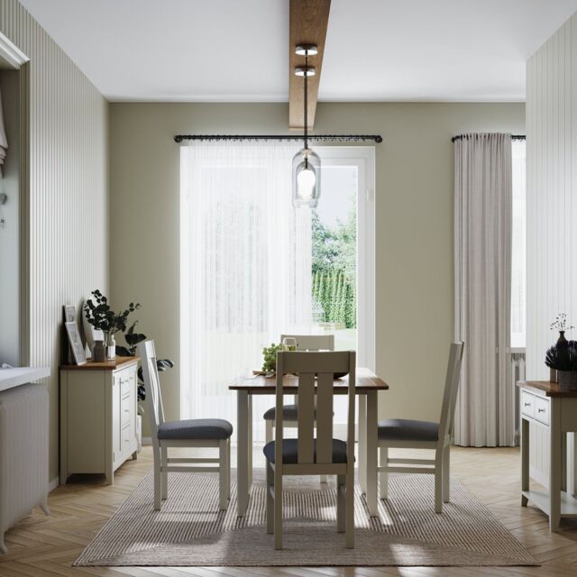 Windham Painted Square Dining Table by Debenhams | uFurnish.com