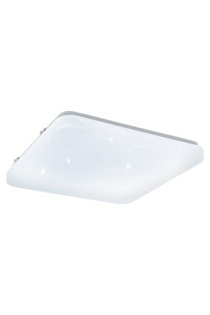 Eglo Frania-S Metal & Plastic With Crystal Effect Integrated LED Flush ...