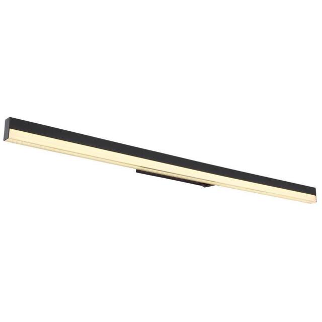 Netlighting Sallo 80cm Integrated LED Wall Lamp Matt Black LED 3000K by ...