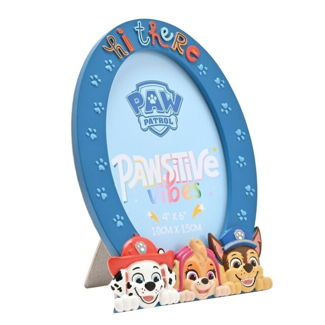 "Paw Patrol Resin Oval Photo Frame ""Hi There""" by Debenhams ...