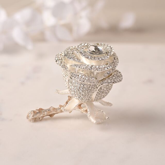Crystal Flower Trinket Box by Debenhams | ufurnish.com