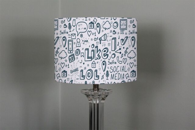 Benjamin Tate Design social media ceiling lamp shade in Natural by ...