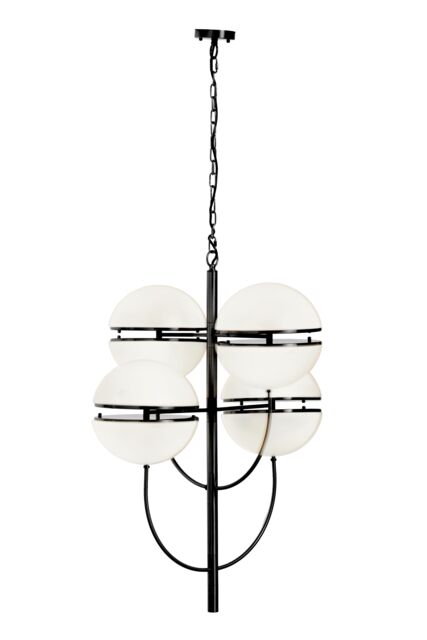 Orsina Abira Four Ball Black Pendant Light by Debenhams | ufurnish.com