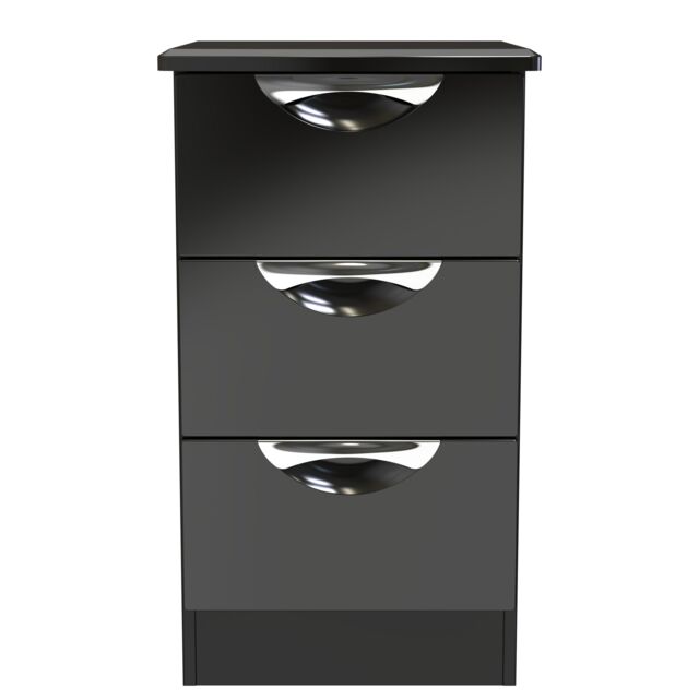 Ready Assembled 2 U Holborn 3 Drawer Bedside Cabinet (Ready Assembled ...