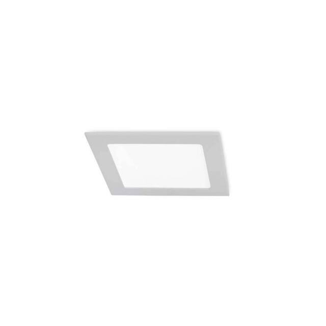 Netlighting Easy LED Square Recessed Downlight Panel Grey 12cm 580lm ...