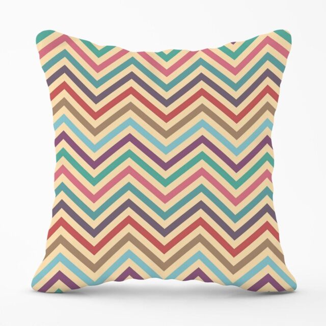 Warren Reed - Designer Geometric Vintage Colored Chevron Pattern ...