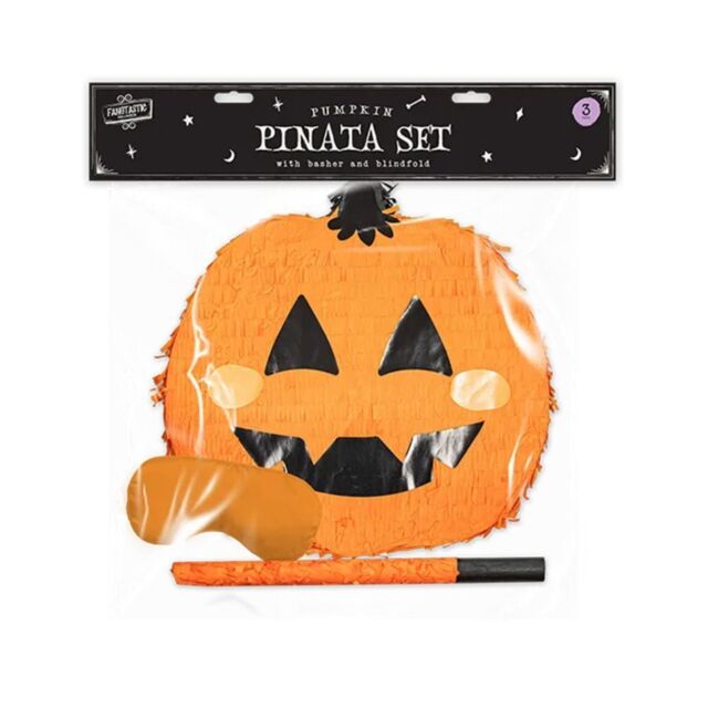 Halloween Pumpkin Pinata Set with Basher & Blindfold by Debenhams ...