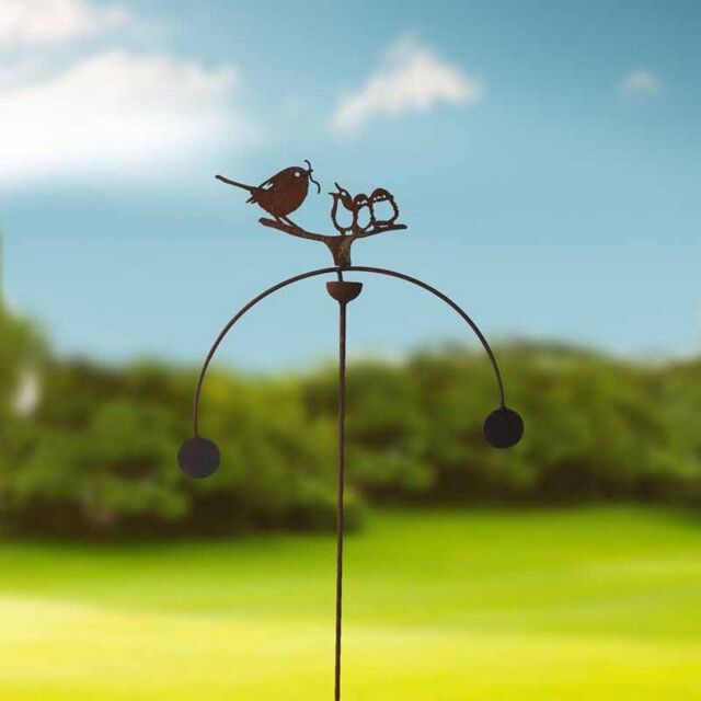 Poppy Forge Birds Feeding Wind Rocker Double BM/RtR - Steel - W54 x ...