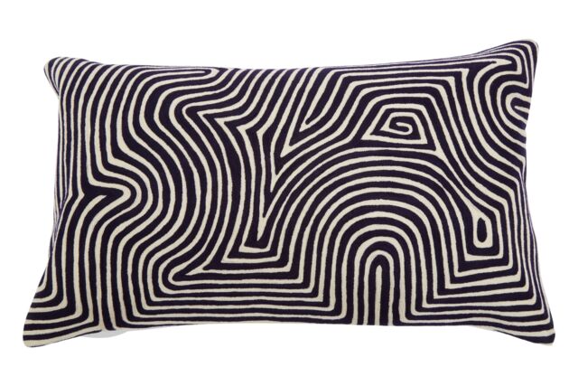 Bosie Ozella Black And White Rectangular Cushion by Debenhams ...