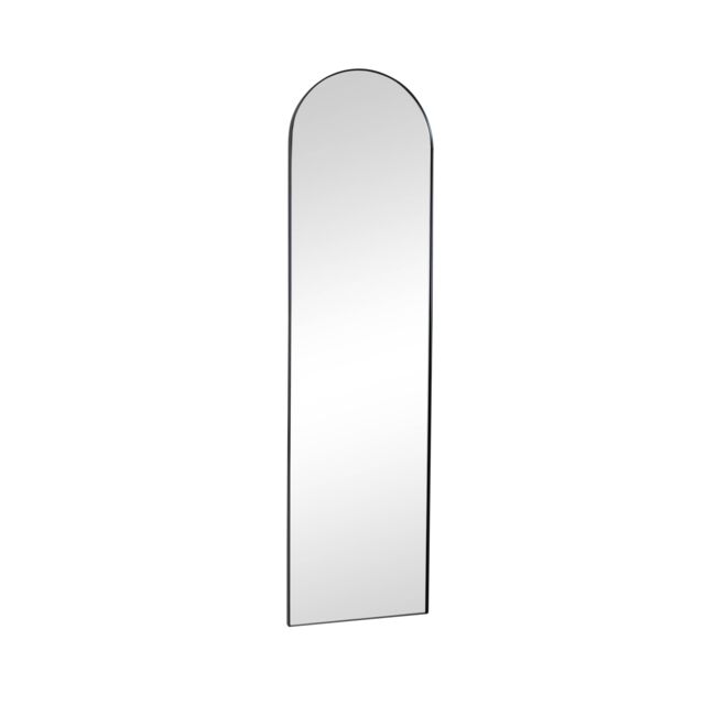 Black Framed Arch Wall Mirror 42cm X 156cm by Debenhams | ufurnish.com