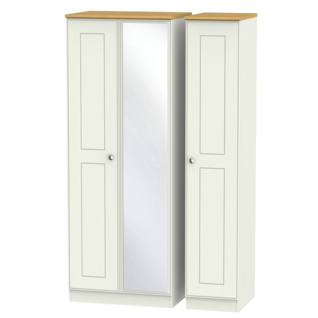 Ready Assembled 2 U Albert Tall Triple Mirror Wardrobe (Ready Assembled ...