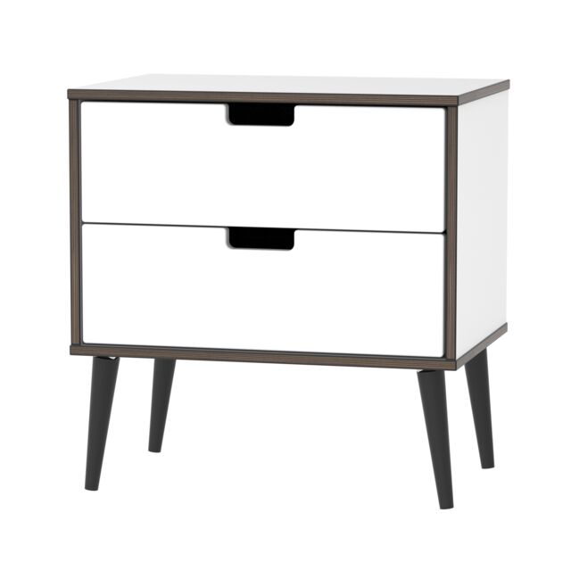 Ready Assembled 2 U Taiwan 2 Drawer Side Table (Ready Assembled) in ...