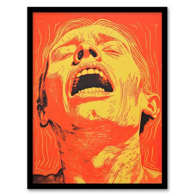 Wall Art Print The Pain Of Orange By Lionel Davis Contemporary ...