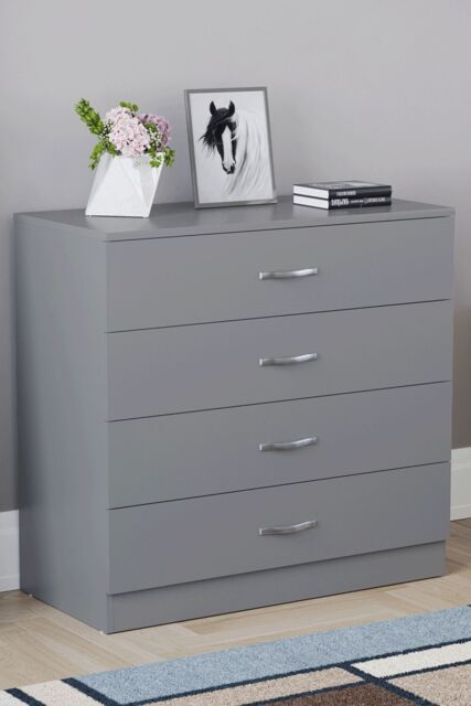 Home Discount Vida Designs Riano 4 Drawer Chest of Drawers Storage in ...