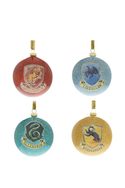 Harry Potter Set of 4 Charms Bauble - Houses by Debenhams | ufurnish.com