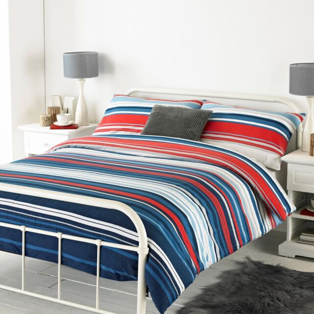 Lymington Striped Duvet Cover Set by Debenhams | ufurnish.com