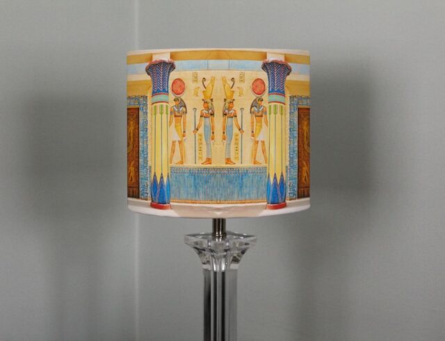 ancient egyptian writing ceiling lamp shade by Debenhams | ufurnish.com