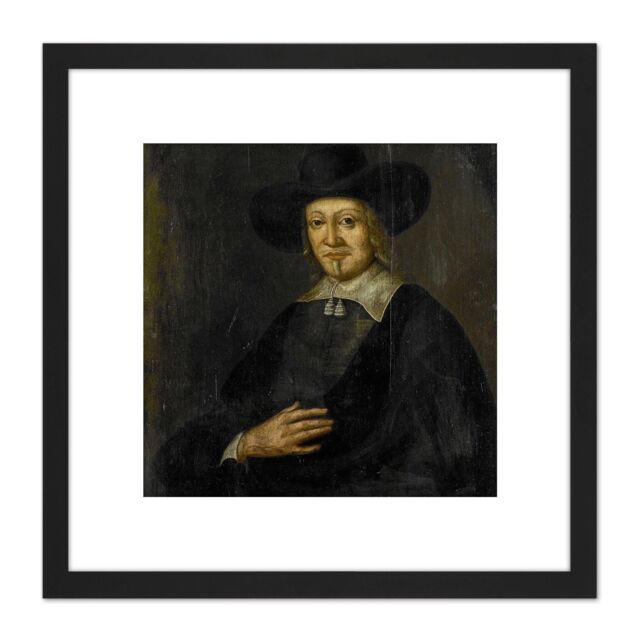 Portrait Charles Reyniersz Governor General 8X8 Inch Square Wooden ...