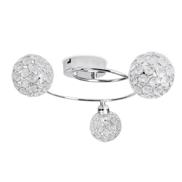 3 Way Silver Ceiling Bar Light by Debenhams | ufurnish.com