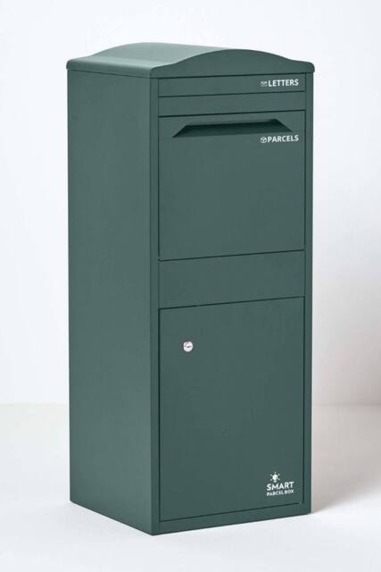 Homescapes Smart Parcel Box® Large Curved Top Front Access Secure ...