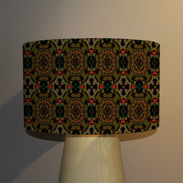 Benjamin Tate Design pakistan mosaic paint ceiling lamp shade in ...