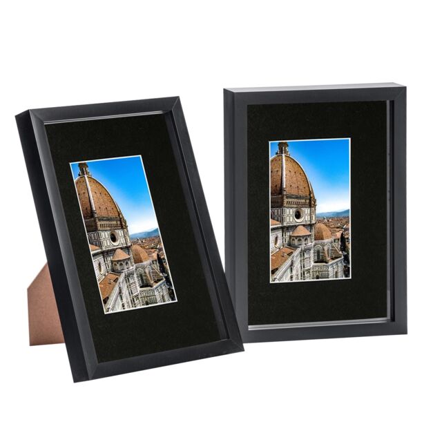 "Nicola Spring 3D Shadow Box Frames with A5 Mount - A4 (8"" x 12 ...