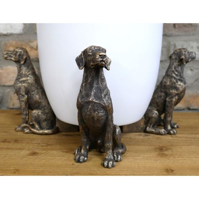 Set of 3 Labrador Dog Plant Pot Stands by Debenhams | ufurnish.com