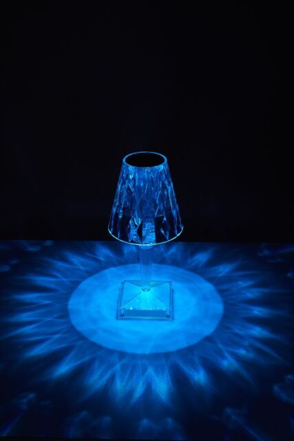 Crystal Diamond RGB LED Table Lamp with Remote Control by Debenhams ...