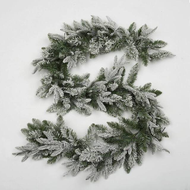 Shatchi Christmas 2M Artificial Garland Lapland for Home Wall Door ...