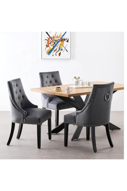 'Windsor Duke' LUX Dining Set a Table and Chairs Set of 4 by Debenhams ...